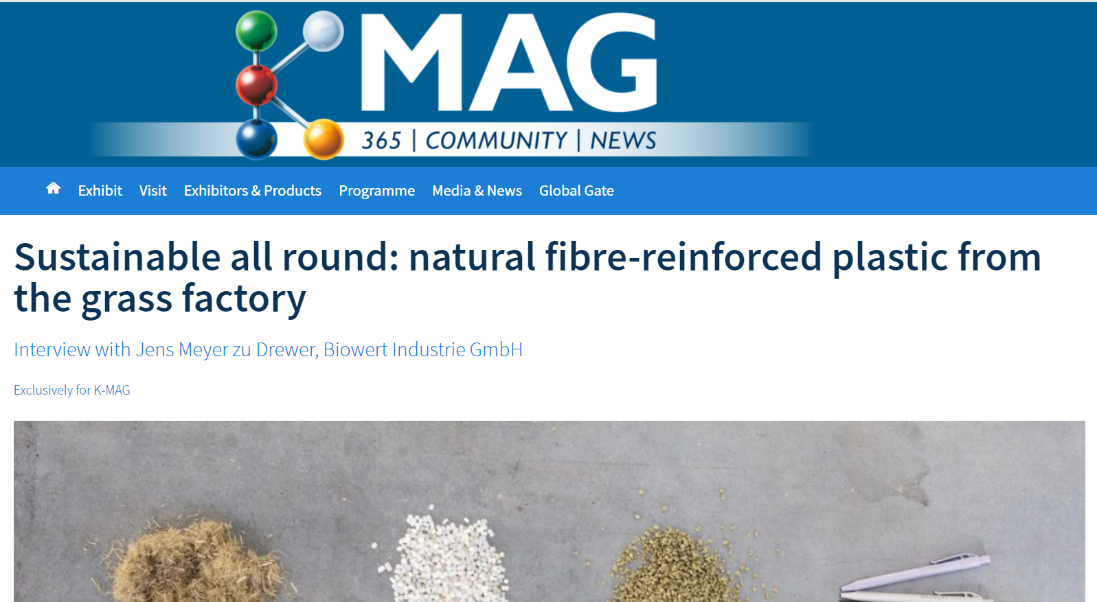 Jens Meyer zu Drewer has been interviewed by the K-MAG – BIOWERT - bio ...